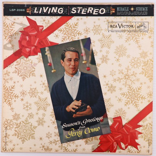 Perry Como – Season's Greetings From Perry Como - 1959 Stereo LP RCA ...