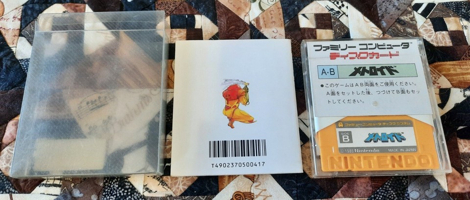 1986 Metroid Famicom Disk System Nintendo Game Japan Import Original ...