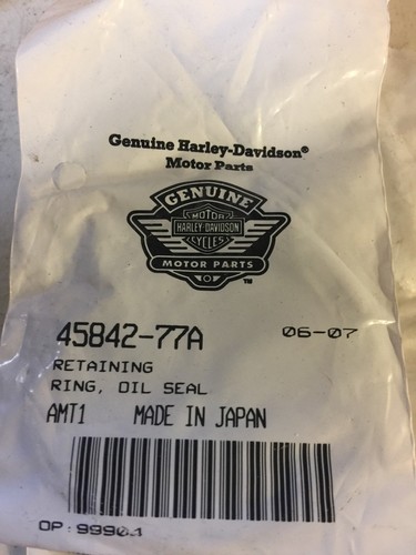 Harley 41mm Fork Tube Oil Seal Retaining Ring | eBay