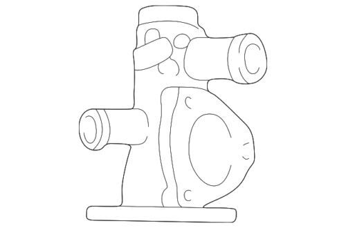 Genuine Ford Lincoln 2000-2003 Thunderbird LS Thermostat Housing XW4Z ...