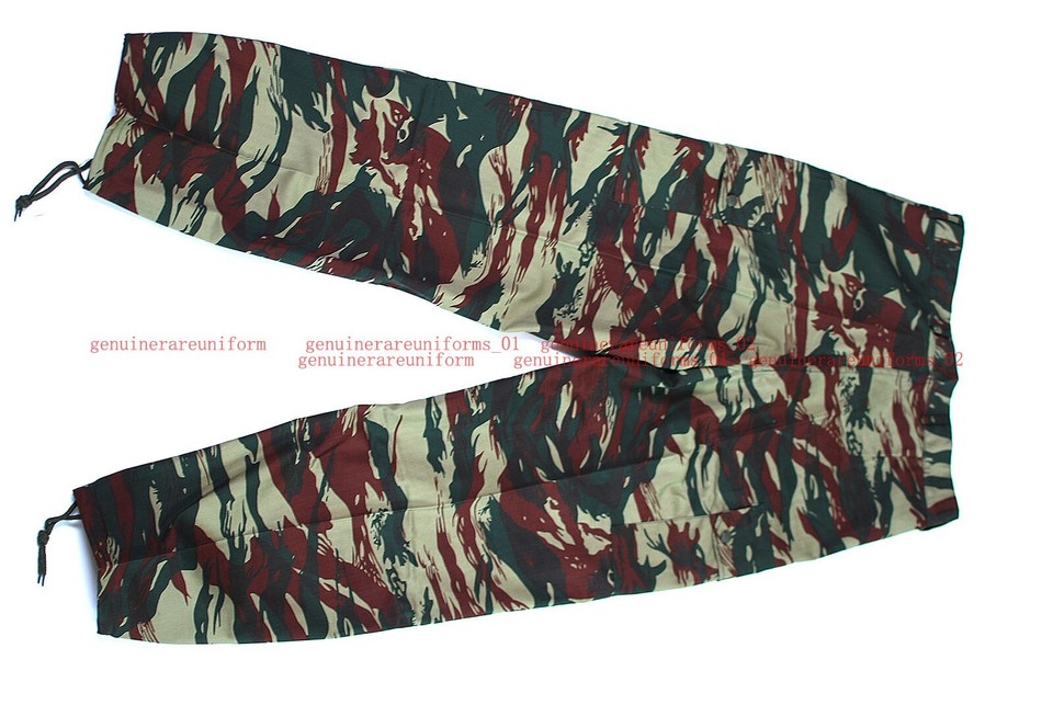 Rare Genuine African Lizard / Leopard Camo F1 Uniform BDU top & Pants ...
