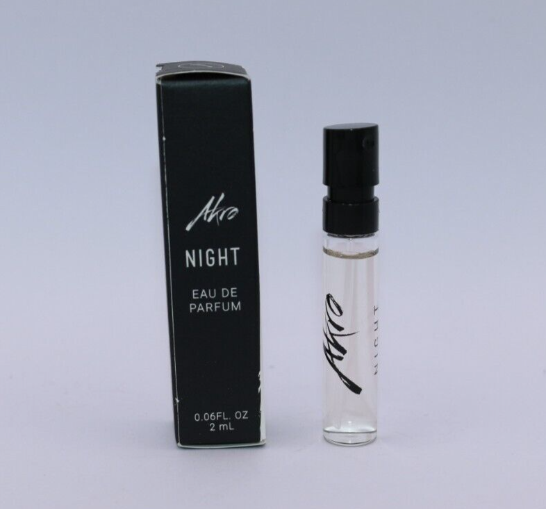 Akro Night Eau De Parfum 2ml / 0.06 oz Official Boxed Manufacturer ...