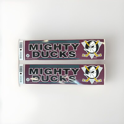 Vintage Mighty Ducks Bumper Stickers | eBay