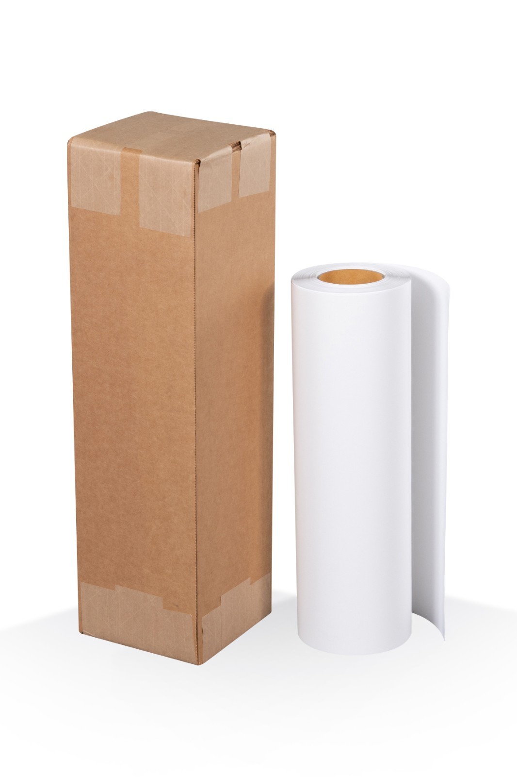 3.5mil Matte Clear HIGH-TACK Permanent Print Vinyl PSA Solvent Latex ...