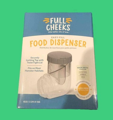 Full Cheeks Easy Fill Food Dispenser for Small Animals | eBay