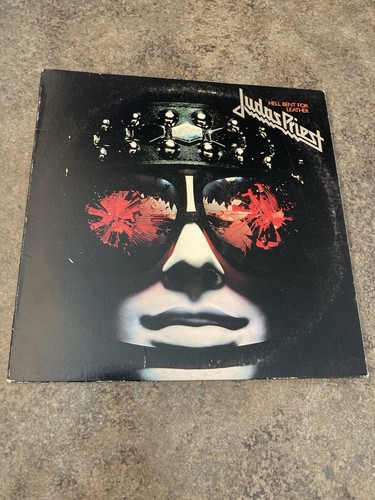 JUDAS PRIEST Hell Bent For Leather Vinyl Record 1978 1979 Columbia ...