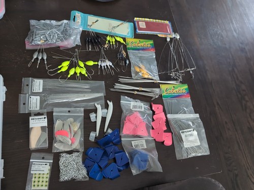 Lot Of Fishing Lure Making Parts Spinnerbait Bodies Buzz Bait Blades ...