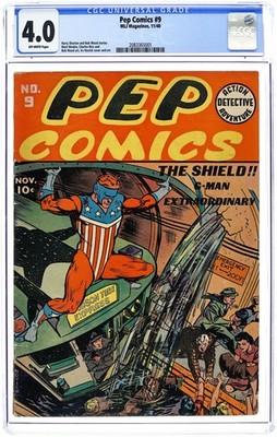Pep Comics #9 CGC 4.0 1940 2083365001 | eBay