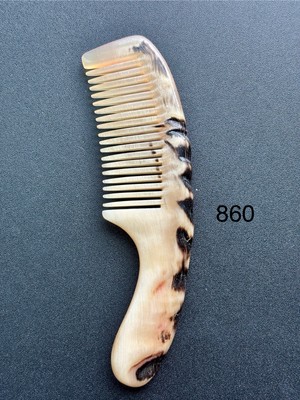 RARE FIND - Local 100% Handmade Anti Static Natural Sheep Horn Comb ...