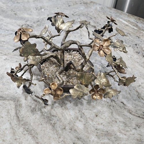 Vintage Bovano Of Cheshire Art Metal Bonsai Tree Brutalist Mid Century ...