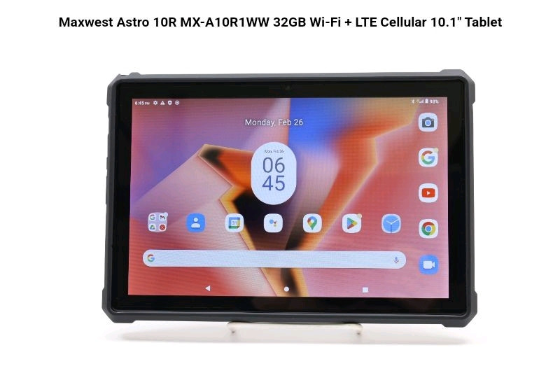 New Tablet 4G LTE Maxwest Astro 10R 10.1" 32GB Black MX-A10R1WW | eBay