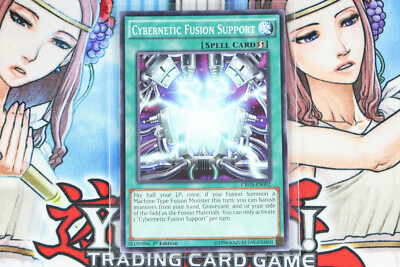 Yugioh Spell Card Cybernetic Fusion Support CROS-EN092 1st Edition ...
