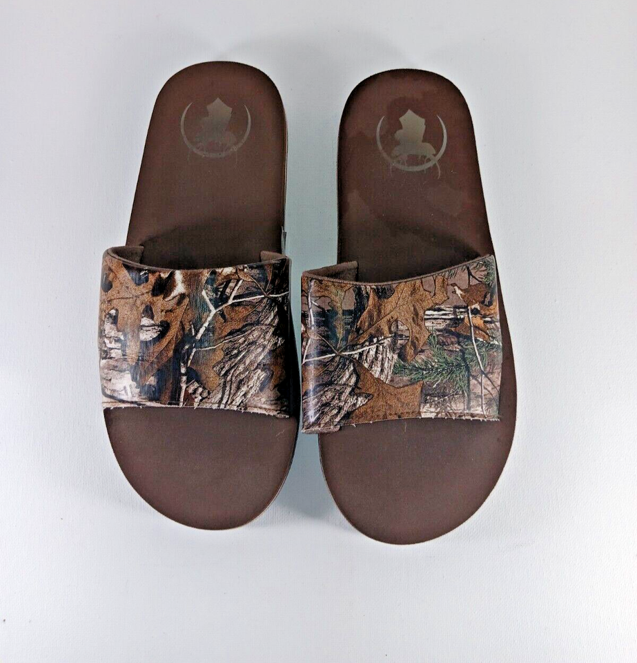 Realtree Foam Mens S/M 9-10 Camo Slide Slip On Sandals | eBay