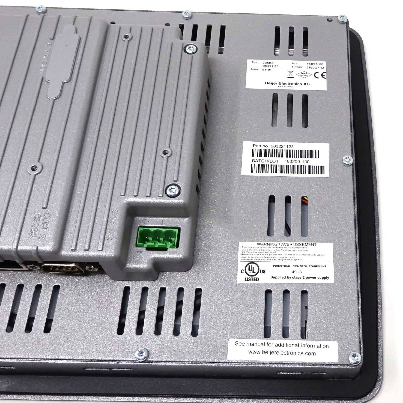 Touch Screen E1101 Beijer Electronics AB 24VDC 1.0A 603221123 | eBay UK