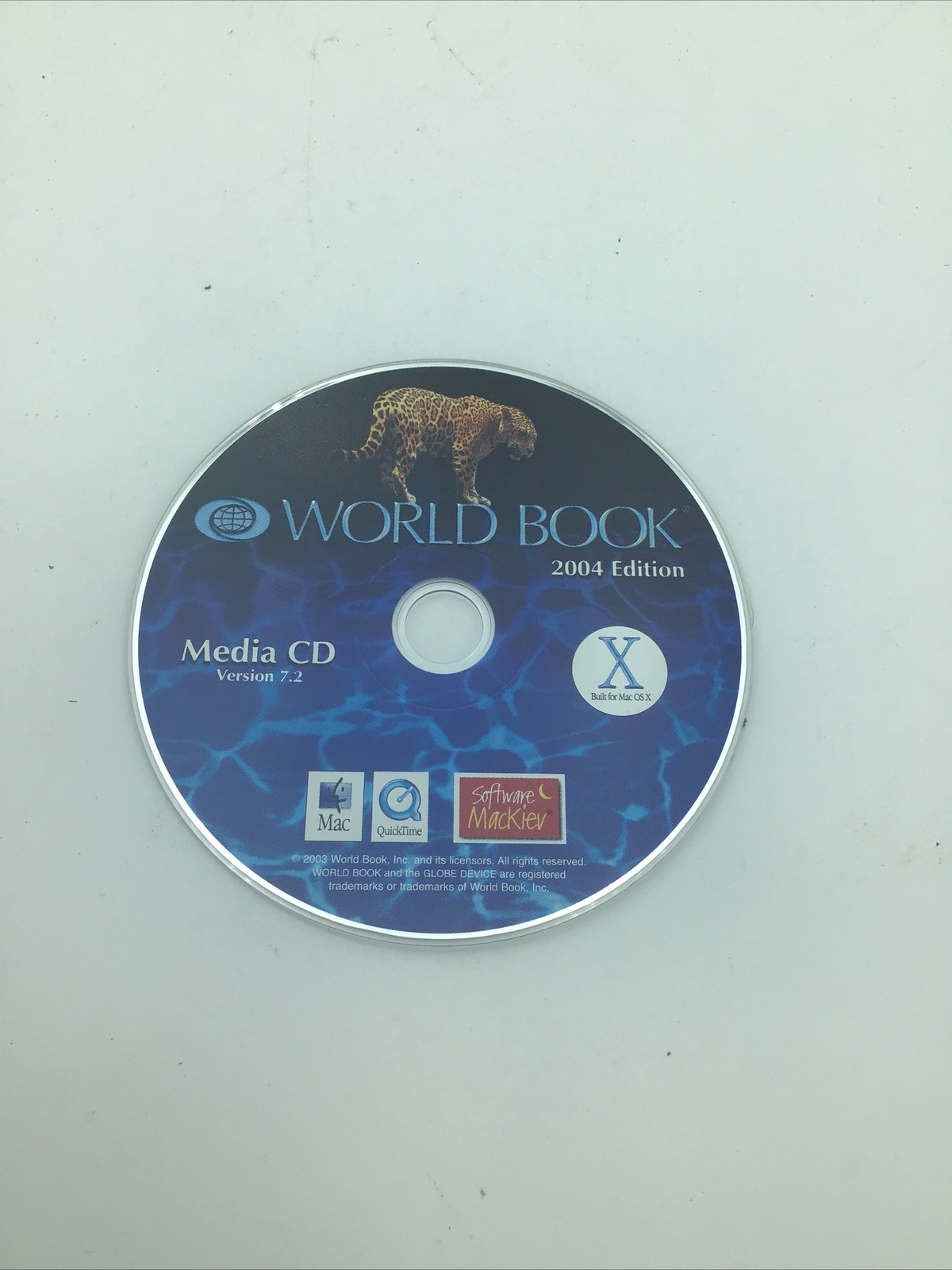 World Book 2004 Edition Media Version 7.2 For PowerPC Macintosh Systems ...