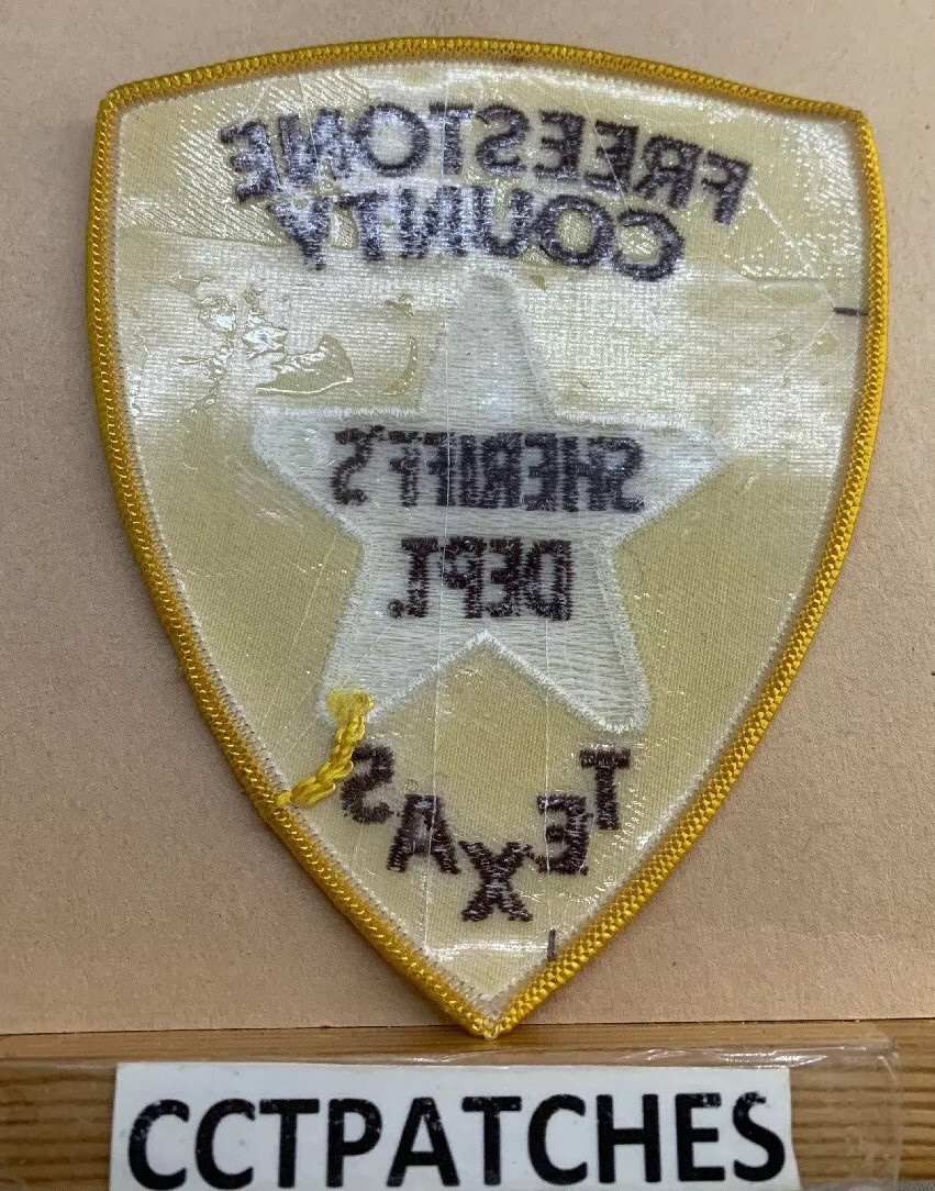 FREESTONE COUNTY, TEXAS SHERIFF (POLICE) SHOULDER PATCH TX | eBay