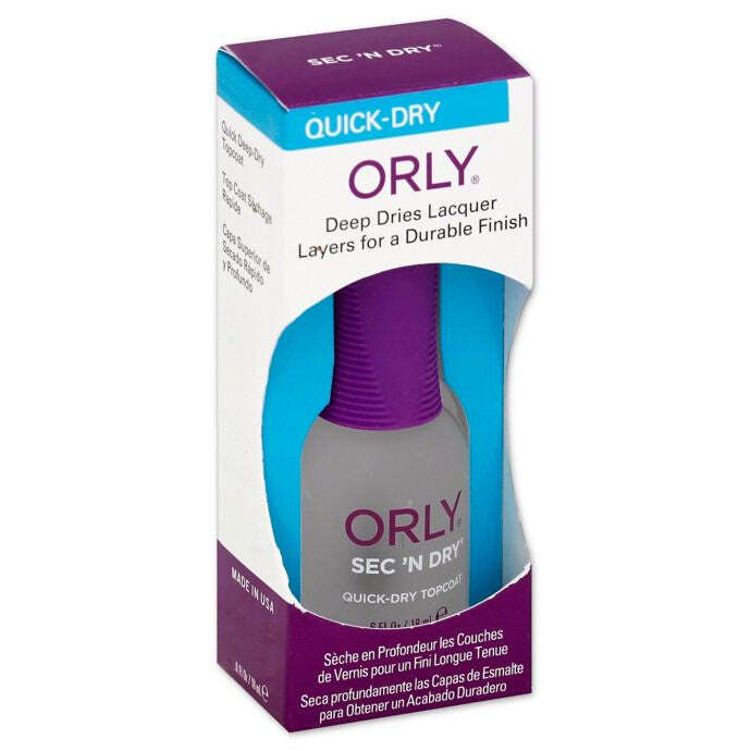 Orly Nail Lacquer Top sec'n dry 0.6 oz #24310 | eBay