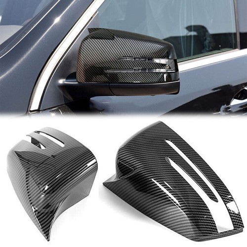 Wing Mirror Cover Caps Carbon Fiber For Mercedes Benz W204 W176 W212 ...