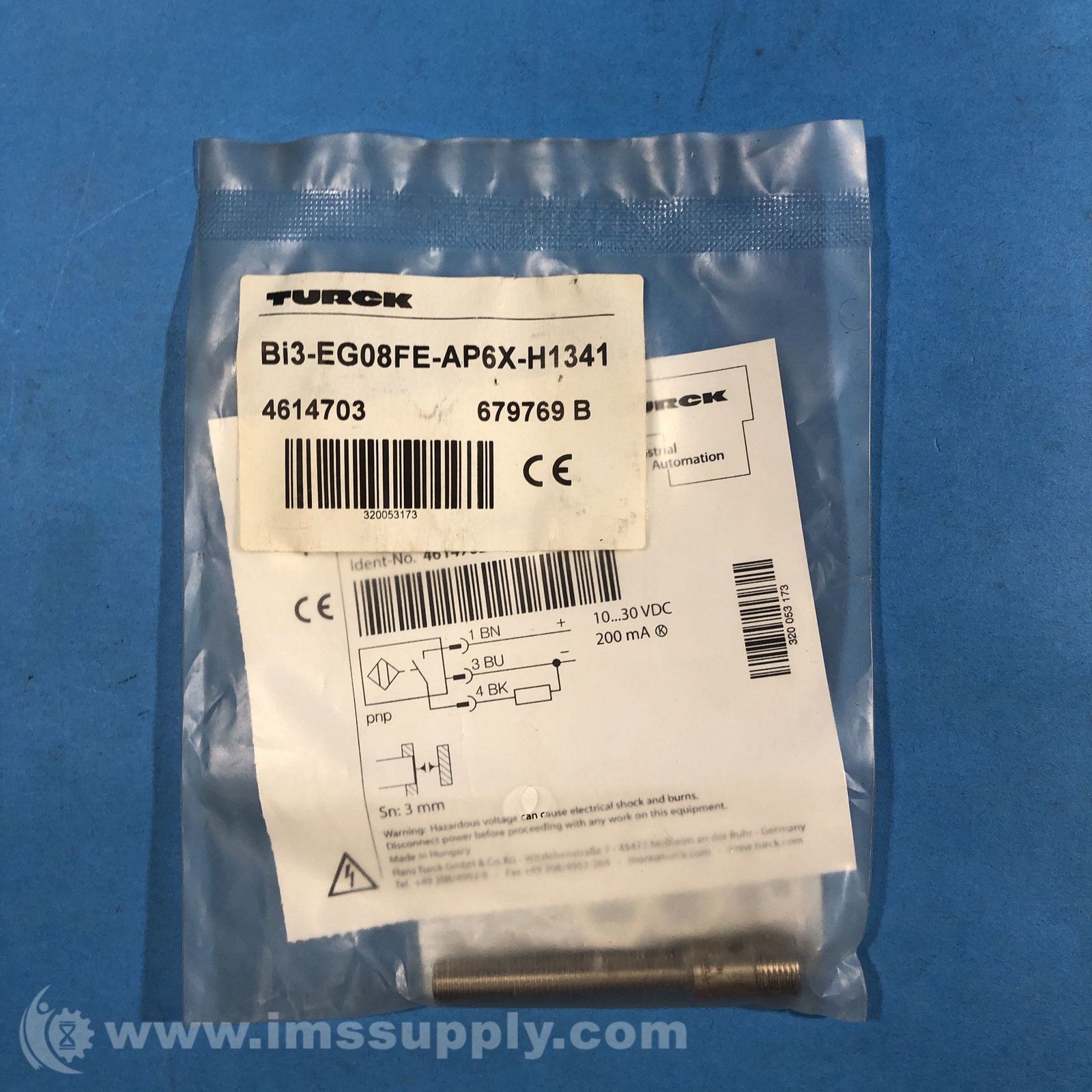 Turck BI3-EG08FE-AP6X-H1341 Proximity Sensor FNFP | eBay