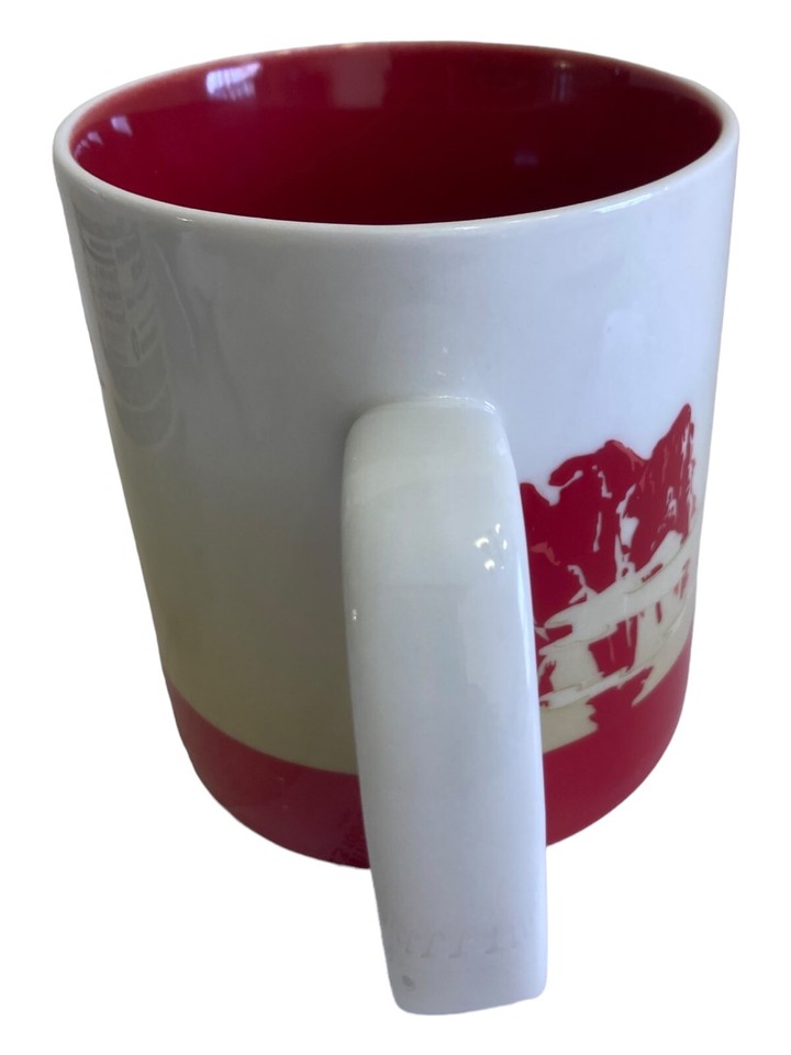 Starbucks Coffee Tea Mug Collector Series Cup 2010 China 16 ounce Red ...