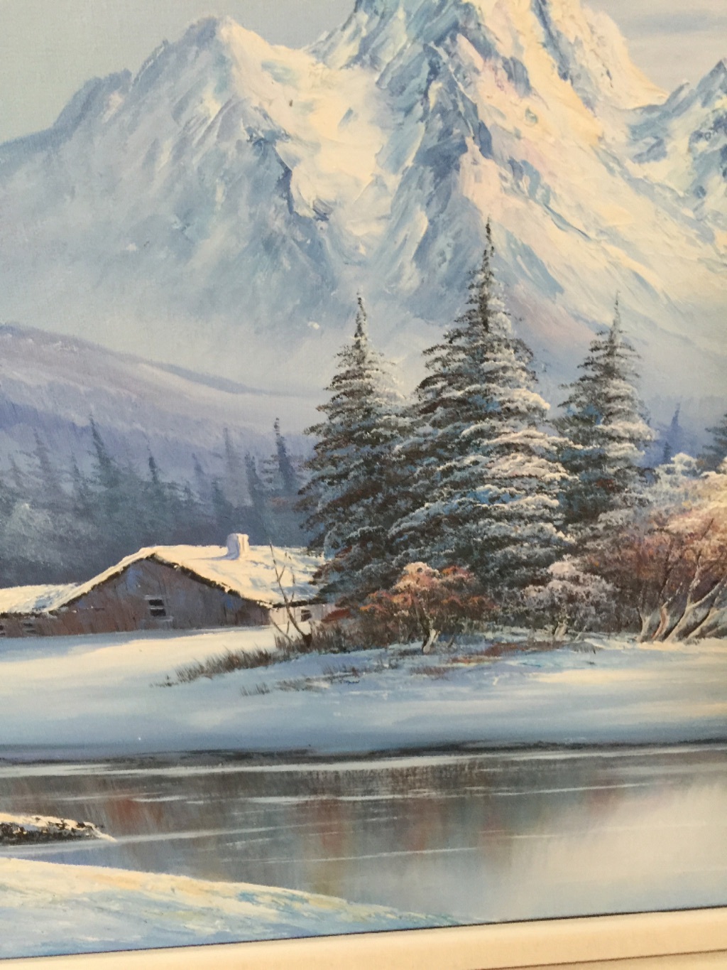 Winter Landscape,Beverly Jamison Carrick 1970s Original Oil Painting ...