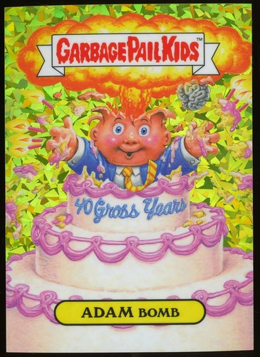 Get-A-Grip Garbage Pail Kids Adam Bomb 5x7 ATOMIC YELLOW SAPPHIRE ...