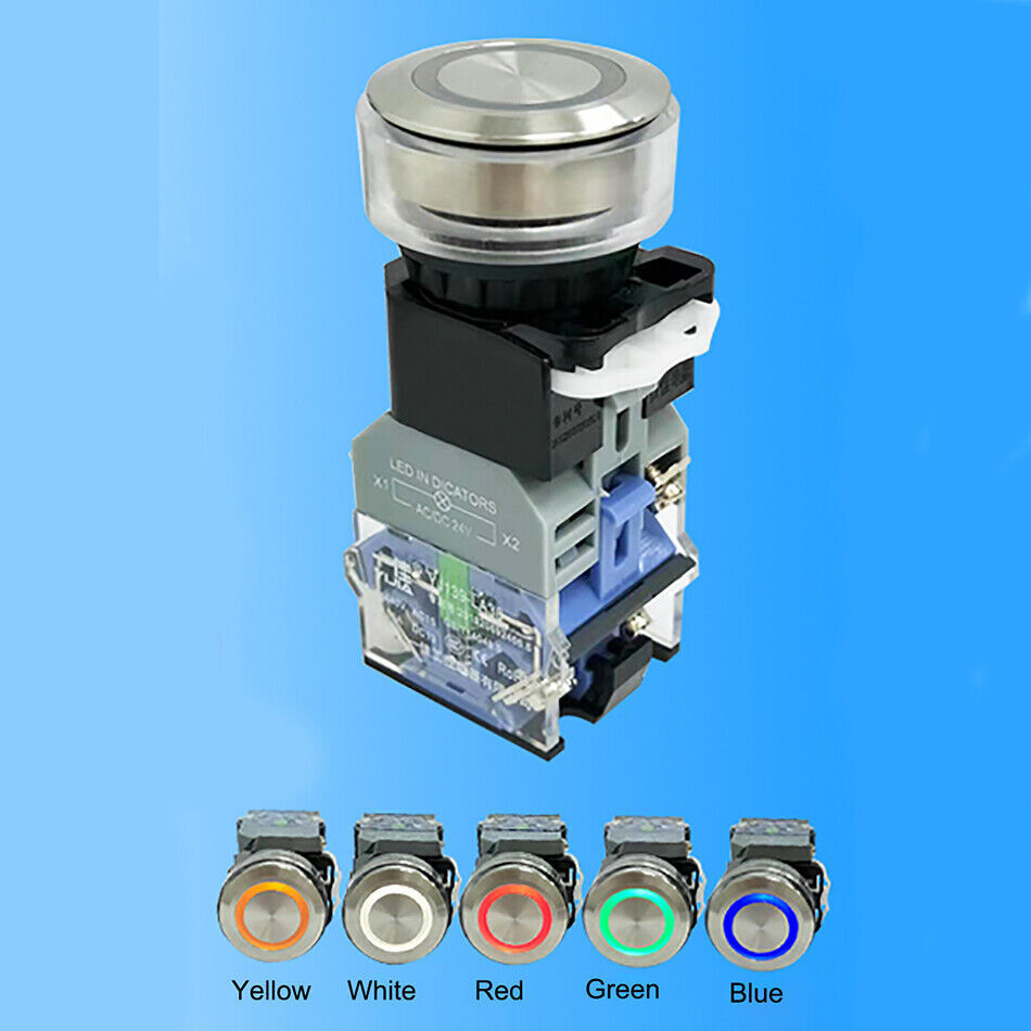 YJ139-LA38-11E/S/30 Push Button Switch Metal Latching/Momentary 440V ...