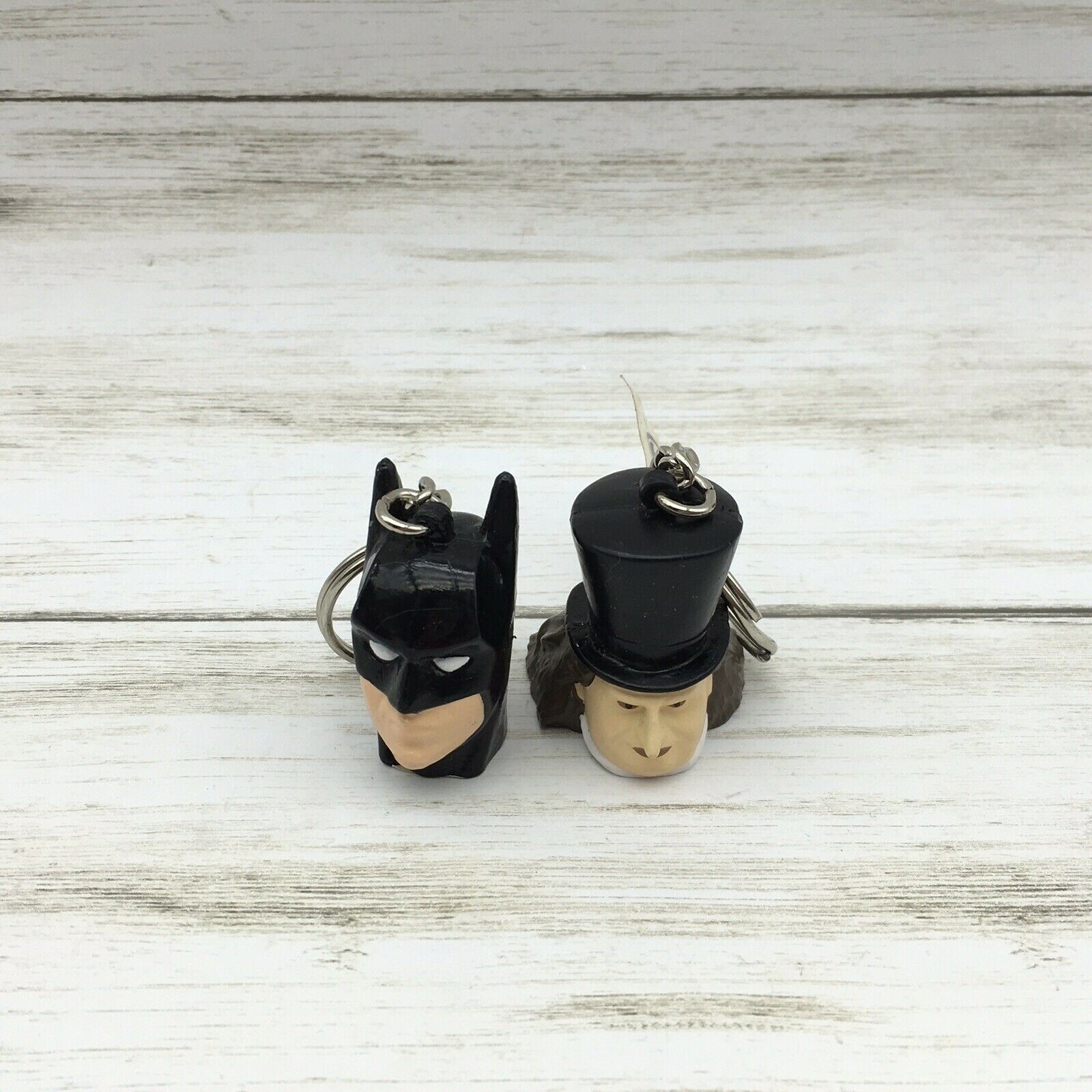 Vintage 1992 DC Comics Batman and Penguin PVC Bust Keychains | eBay