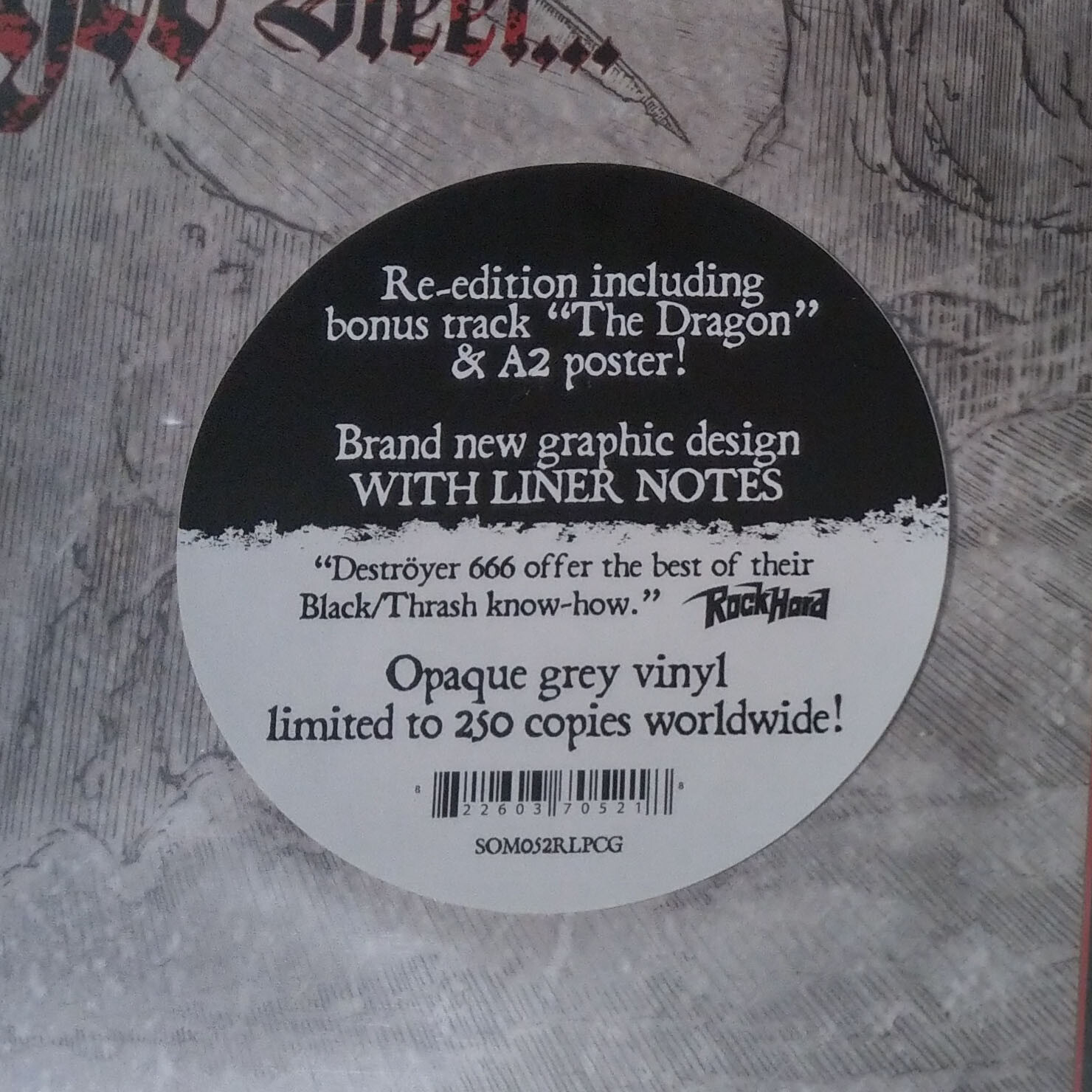 DESTROYER 666 ‎– Cold Steel...For An Iron Age (Grey Vinyl) 250 Copies ...