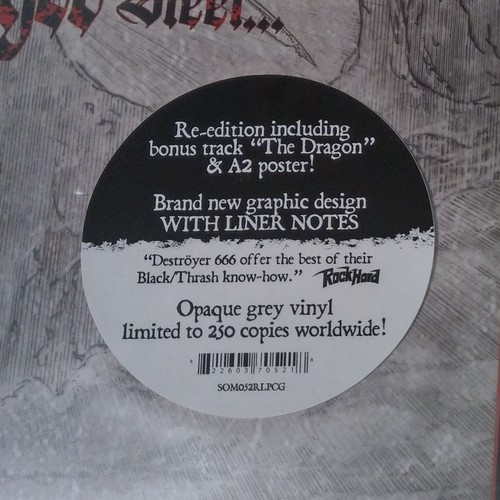 DESTROYER 666 ‎– Cold Steel...For An Iron Age (Grey Vinyl) 250 Copies ...
