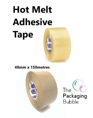 Hot Melt Adhesive Big Tape Clear Brown Parcel Tape Packing Packaging ...