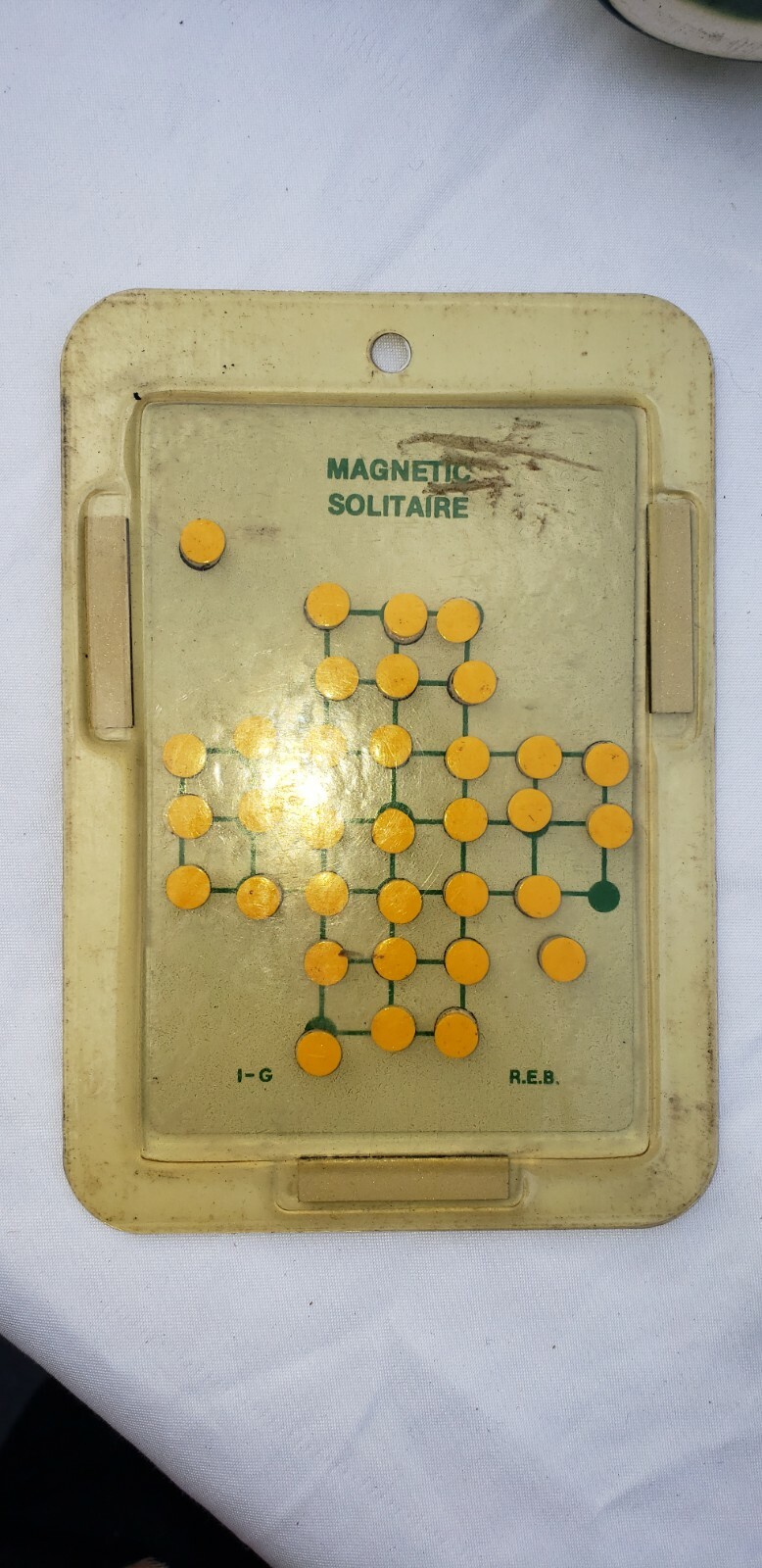 vintage magnetic solitaire Game | eBay