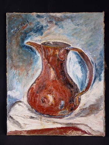 Claude Cochard (1886-1973) Still Life IN Vase Oil on Canvas Paris ...