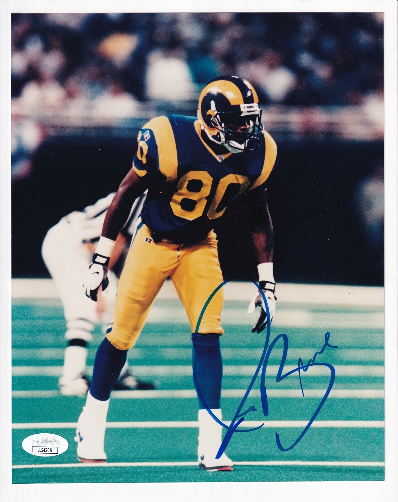 Isaac Bruce Autographed 8x10 Photo Stl Rams JSA Authentic | eBay