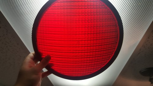 general signals inc 12-tlo polycarbonate railroad signal lens-lot of 4 ...