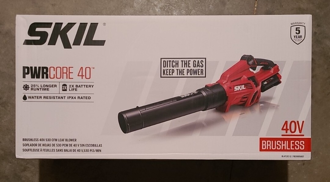 SKIL+40+Volt+530+CFM+Brushless+Handheld+Cordless+Electric+Blower+Tool ...