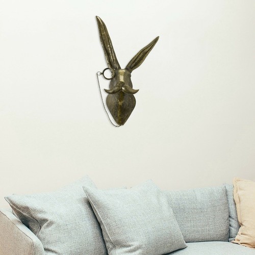 Boy Rabbit Hare Monocles Resin Handicraft Animal Pendant Decoration ...