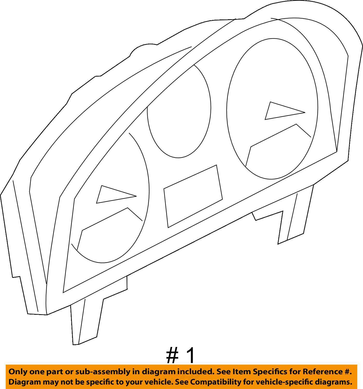 Speedometer Cluster With Message Center MPH Fits 05-06 LR3 27060631 | eBay