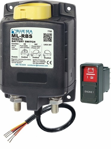 BLUE SEA SYSTEMS 7700 Ml-Series à Distance Batterie Interrupteur Avec ...
