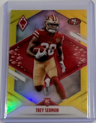 2021 Phoenix Trey Sermon Gold Rookie SP #'d 54/75 | eBay