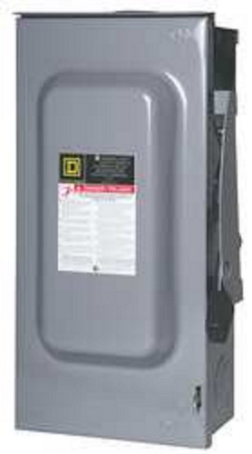 3 Phase 100 AMP Disconnect Switch DS Square D SQD 345 DU323 240V 3P ...