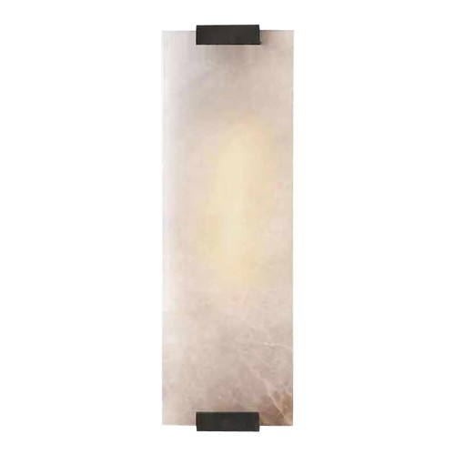 Marble Wall Light Hand Carved Alabaster Rectangular Sconce LED Indoor ...