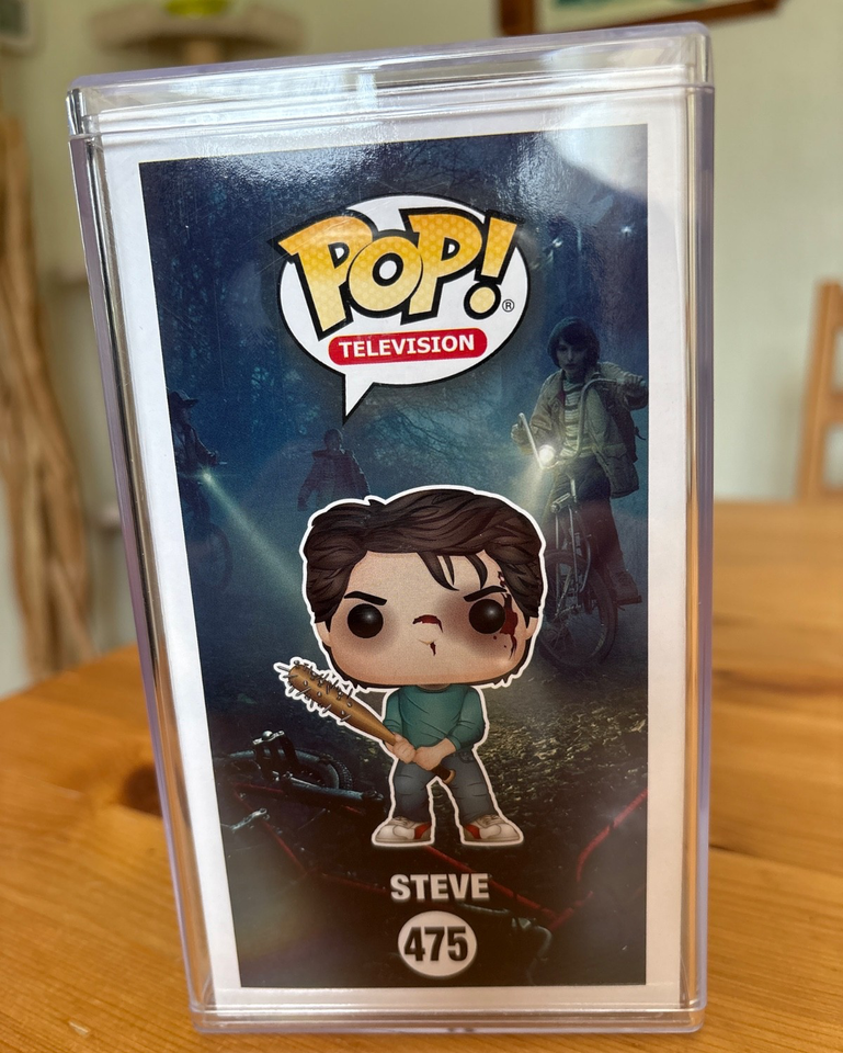Rare Funko Pop! Stranger Things Szn 1 -Steve Harrington (w/ Bat) #475 ...