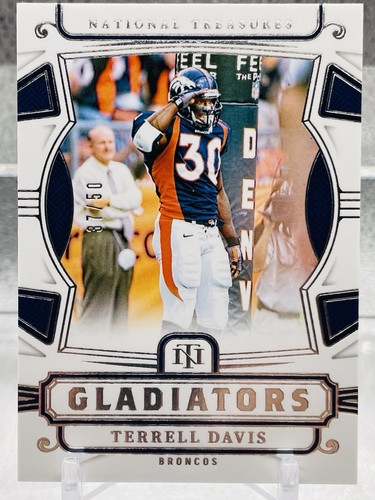 TERRELL DAVIS - 2024 Panini National Treasures Gladiators 37 /50 ...