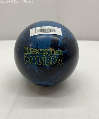 Brunswick Monster Bruiser Blue Drilled Ten-Pin Bowling Ball | eBay