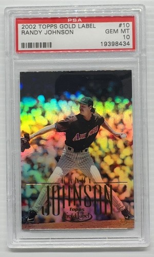 2002 Topps Gold Label Randy Johnson #10 PSA 10 | eBay