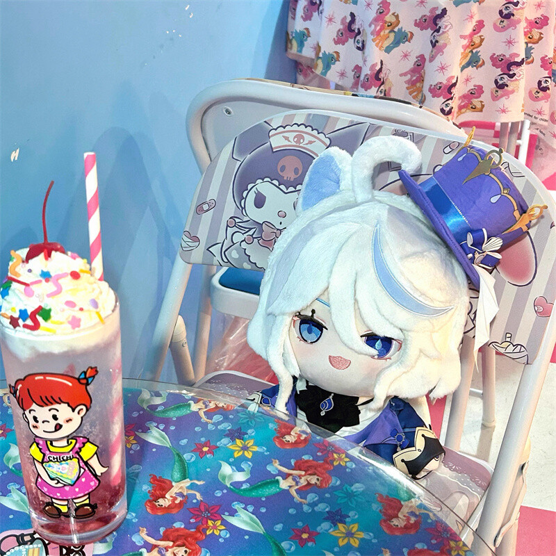 Anime Genshin Impact Furina Plush Stuffted Doll Toys Pillow Collection ...