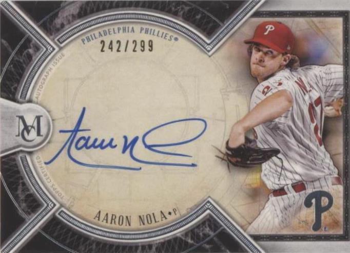 2018 Topps Museum Collection - Archival Autographs Aaron Nola #AA-AN ...