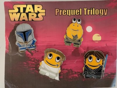 Star Wars 4 piece carded set AMAZON PECCY PIN | eBay