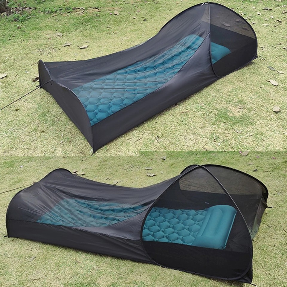 Pop Up Travel Personal 1 Man One Person Portable Mosquito Net Bug Mesh ...